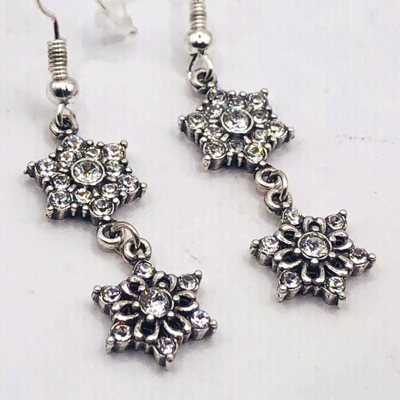 Brighton | Jewelry | Brighton Arctica Snowflake Custom Earrings 49 ...